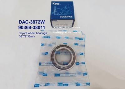 China DAC-3872W-8CS81 DAC3872W 90369-38011 automotive wheel hub bearings 38*72*36mm for sale