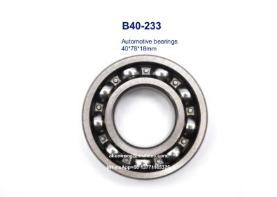 China B40-233 6208A21 automotive bearings special ball bearings for car repair and maintenance 40x78x18mm for sale