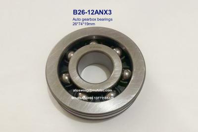 China B26-12ANX3 B26-12 auto bearings nylon cage ball bearings with snap rings 26x74x19mm for sale
