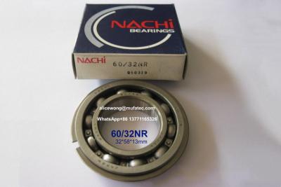 China 60/32NR automotive bearings deep groove ball bearings with snap ring 32*58*13mm for sale