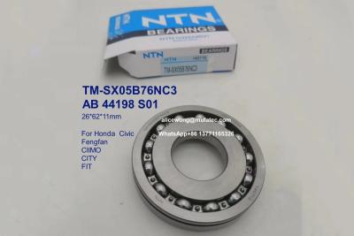 China TM-SX05B76NC3 AB 44198 S01 Honda Civic / Fengfan / CIIMO / CITY / FIT transmission bearings 26*62*11mm for sale
