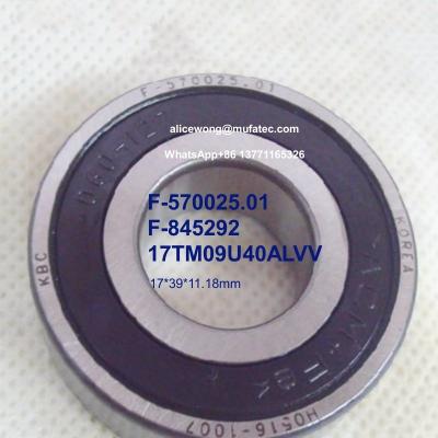 China F-570025.01 F-845292 17TM09U40ALVV automotive transmission bearings deep groove ball bearings 17*39*11.18mm for sale
