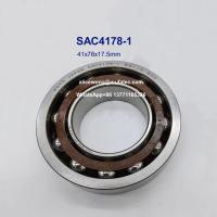 China SAC4178-1 automotive gearbox bearings nylon cage single row ball bearings 41x78x17.5mm for sale
