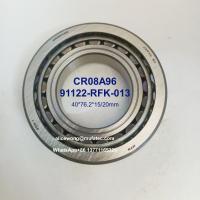 China CR08A96 91122-RFK-013 40x76x15/20mm Inch Taper Roller Bearings for Honda Odyssey RB1 Differential 40x76x15/20mm for sale