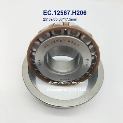 China EC.12567.H206 Special Taper Roller Bearings With Nylon Cage and Flange  25x59/65.83x17.5mm for sale