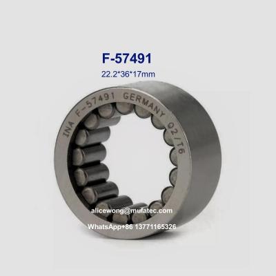 China F-57491.RNU Full Complement Roller Hydraulic Pump Bearings With Steel Brass Nylon Cage for sale