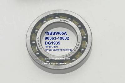 China 19BSWD05A 90363-19002 DG1935 Non-standard Deep Groove Ball Bearings 19x35x7mm for Toyota Steering Part for sale
