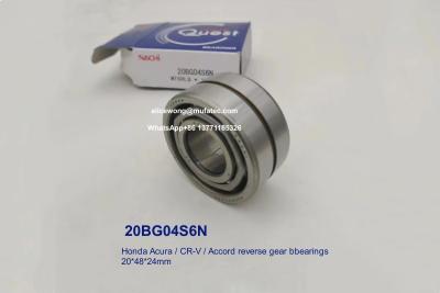 China 20BG04S6N Honda Acura CRV Accord Reverse Gear Bearings Double Row Ball Bearings 20x48x24mm for sale