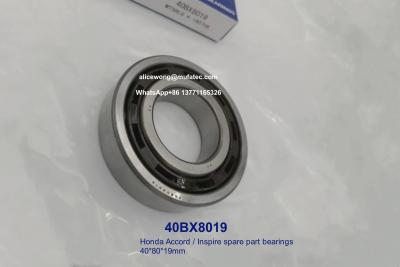 China 40BX8019 Honda Accord Inspire Bearings 40x80x19mm Non-standard Deep Groove Ball Bearings With Nylon Cage for sale
