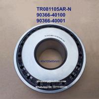 China TR081105AR 90366-40100 90366-40001 Taper Roller Bearings 40x105x45mm Automobile Transfer Case Bearings for sale