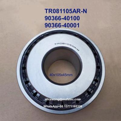 China TR081105AR 90366-40100 90366-40001 Taper Roller Bearings 40x105x45mm Automobile Transfer Case Bearings for sale