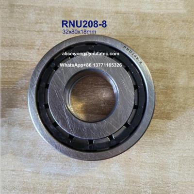 China Nissan JF016 JF017 Automotive Transmission Bearings RNU208-8 Cylindrical Roller Bearings 32x80x18mm for sale
