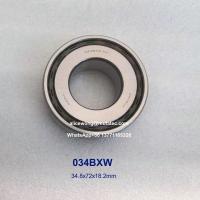 China 034BXW Automobile Gearbox Bearings 34.8x72x18.2mm Deep Groove Ball Bearings for sale