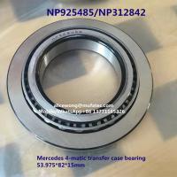 China NP925485/NP312842 Mercedes 4 Matic Gear Box Bearings 53.975X82X15mm Tapered Roller Bearings for sale