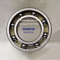 China 6006D58 New Energy Vehicle Gearbox Bearing Drive Motor Bearing 30x58x13mm Open Type Nylon Cage Ball Bearings for sale