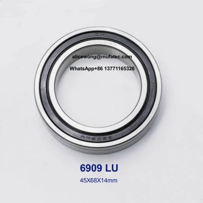 China 6909 LU 45X68X14mm Automotive Bearings Thin Wall Ball Bearings 2RS Seal Type for sale
