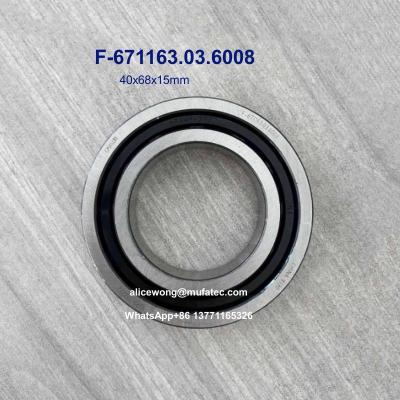 China F-671163.03.6008 40x68x15mm new energy drive motor bearing automotive bearings for sale