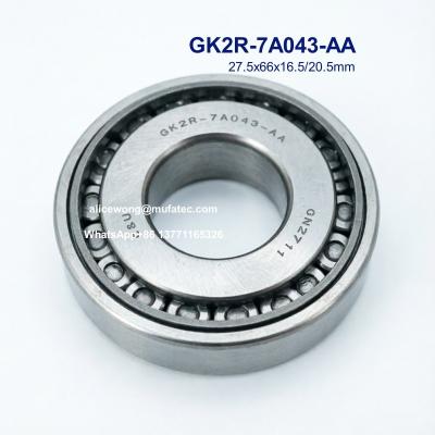 China GK2R-7A043-AA Automotive Bearings 27.5x66x16.5/20.5mm Tapered Roller Bearings for sale