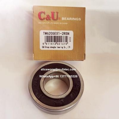 China TM6205EX1-2RSN 25x52x15mm auto gearbox bearings for sale