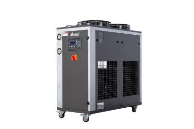 China 5-Ton 5HP Air Cooled Industrial Chiller for Injection Molding with 14.2 kW Cooling Capacity and 1140×560×1250 mm Dimensions for sale