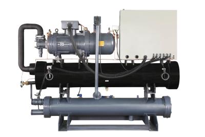China 40 Ton Water Cooled Screw Chiller 143kW Cooling Capacity for Plastic Injection Molding Industrial Applications for sale