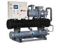 China 100 Ton Industrial Water-Cooled Screw Chiller System - 373.9 kW Cooling Capacity, 3900×2300×2400 mm Dimensions for sale