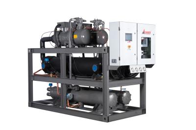 China 480 Ton Water Cooled Screw Chiller 480HP Industrial Chiller 1752kW Cooling Capacity for sale