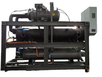 China 40 Ton Water Cooled Industrial Chiller System - 143 kW Cooling Capacity, 40.8 kW Power Input - AGS-40WSHI Model for sale