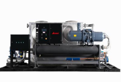 China 40HP 50-Ton Industrial Screw Chiller System | 380V Water-Cooled Package Unit with 143kW Cooling Capacity for sale