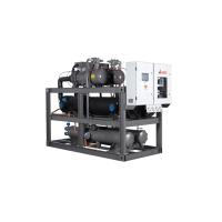 China Air Cooled Industrial Water Chiller with PLC Control 373.9 kW Cooling Capacity Copper Tube Condenser for sale