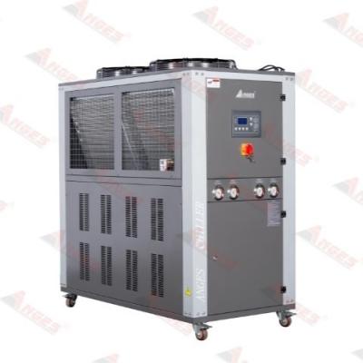 China 10 Ton Industrial Water Chiller Unit 28.4 kW 380V for Cast Film Blow Machine Cooling for sale