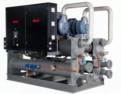 China 100HP Industrial Chiller System with Semi-Hermetic Screw Compressor - 326.9 kW Cooling Capacity, 95 kW Power Input for sale
