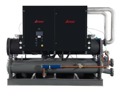 China 120HP Industrial Water Chiller Integrated System Semi Hermetic Screw Type 380V 382.8kW for sale