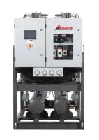 China 50hp Industrial Water Chiller Integrated System Semi Hermetic Screw Type 164kw Cooling Capacity for sale