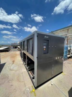 China Panasonic PLC Controlled Air Cooled Screw Chiller 100-765kW with R410a Refrigerant for Industrial Cooling for sale
