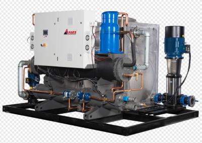 China 250HP Industrial Water Cooled Chiller Package Unit - 943.1 kW Cooling Capacity, 162.2 m³/h Flow Rate for sale