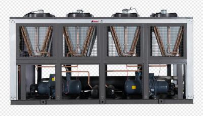 China Hanbell Screw Type Chiller 500kW Air Cooled with PLC Controller for Industrial Cooling Applications for sale