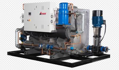 China 100HP Water Cooled Screw Chiller Industrial Process Chiller for Printing and BOPP Film Lamination for sale