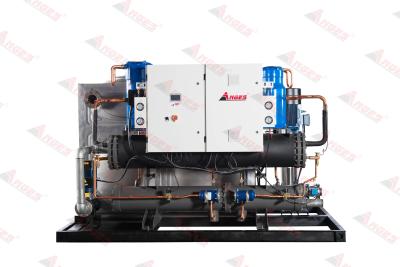 China 3P Power Water Cooled Screw Chiller With Intelligent Microcomputer Control for sale