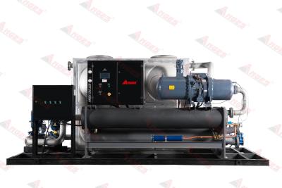 China 220-480V Variable Speed Screw Chiller With Air Cooled And Water Cooled Mode for sale