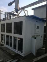 China Industrial 120TR Air Cooled Screw Chiller 382.8kW 4200x2200x2383mm for Extruder for sale