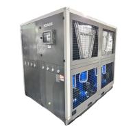 China 60HP Air Cooled Industrial Water Chiller 60 Ton Scroll Type Glycol Chiller with Four Scroll Compressors 221.76kW for sale