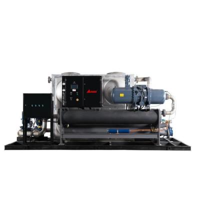 China Water Cooled Screw Chiller 373.9KW PLC Controller Ambient -30C to 35C for sale