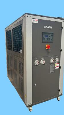 China 20HP Water Cooled Chiller 60kW 20Ton for Plastic Manufacturing Clean Industrial Chilled Water System for sale