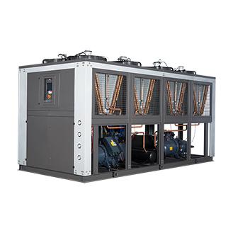 China 150HP Air Cooled Screw Compressor Chiller 150 Ton Industrial Cooling Machine for PVC Profile Extrusion Lines for sale