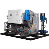 China 85 Ton Water Cooled Screw Chiller System - 317.8 kW Cooling Capacity, 79 kW Power Input for sale