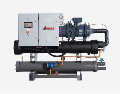 China Water Cooled Screw Chiller for Industrial Plastic Extrusion Processing with Semi-Hermetic Screw Compressor for sale