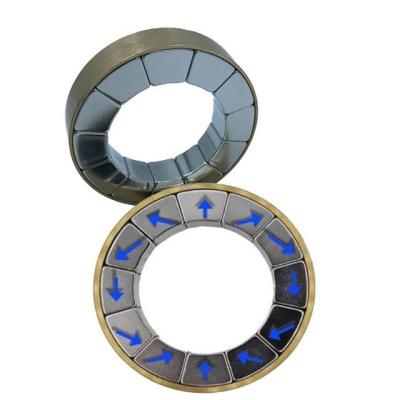 China Halbach Array Neodymium Magnet N52 With Steel Material For Generator for sale