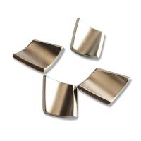 China N52 Neodymium Permanent Magnets Skew Cut Industrial Sheet Magnets for Motor and Generator Applications for sale