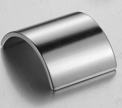 China N40-N50 Neodymium Arc Magnets for DC Motor Permanent Rare Earth Magnets for sale